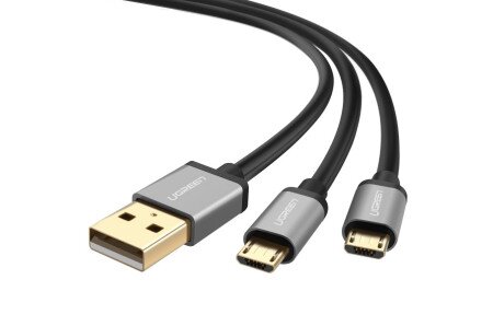 Buy Ugreen Micro USB Y Splitter Cable online Worldwide - Tejar.com