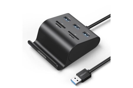 Order Ugreen 3 Ports USB 3.0 Splitter 4 Card Slots Worldwide - Tejar.com