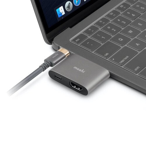 Order Moshi Compact USB-C to HDMI Adapter with HDR and USB PD Pass ...