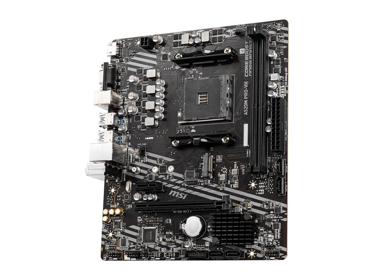 Order MSI A520M PRO-VH Motherboard Worldwide - Tejar.com