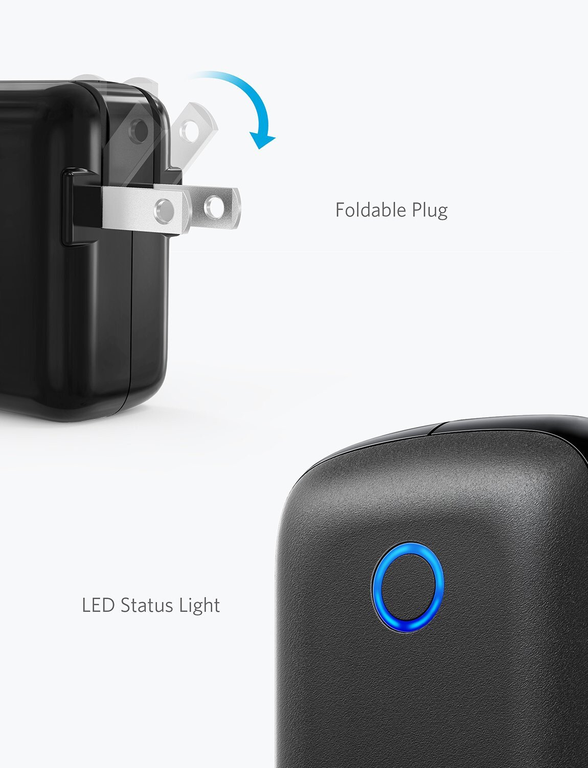 Order Anker PowerPort II 2 Ultra-Compact Travel Charger - Black ...