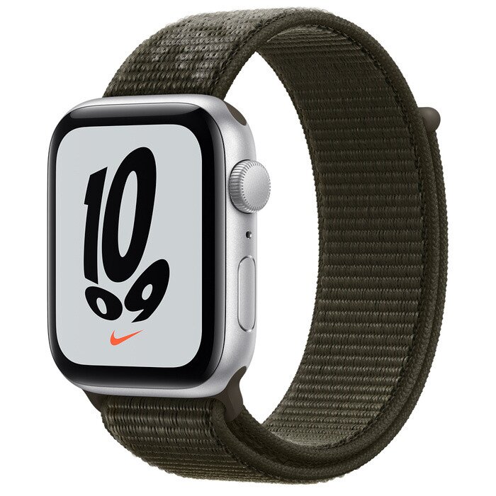 Order Apple Watch Nike SE Silver Aluminum Case with Nike Sport Loop ...