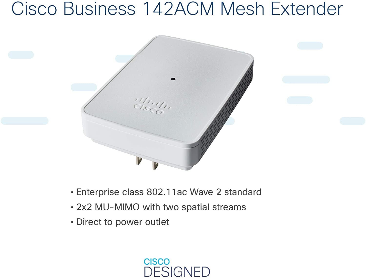 Buy Cisco Business 100 Series Mesh Extenders - Wall Plug online ...