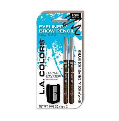 Order L.A. COLORS Eyeliner/Brow Pencils W / Sharpener (carded) - Dark ...