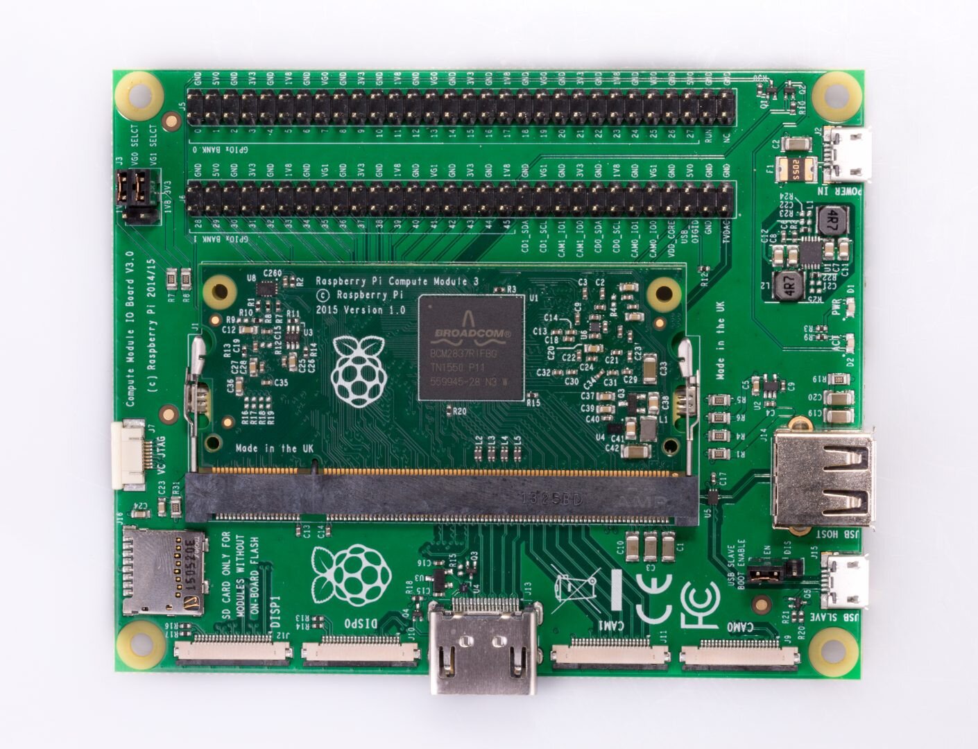 Order Raspberry Pi Compute Module IO Board V3 Worldwide - Tejar.com