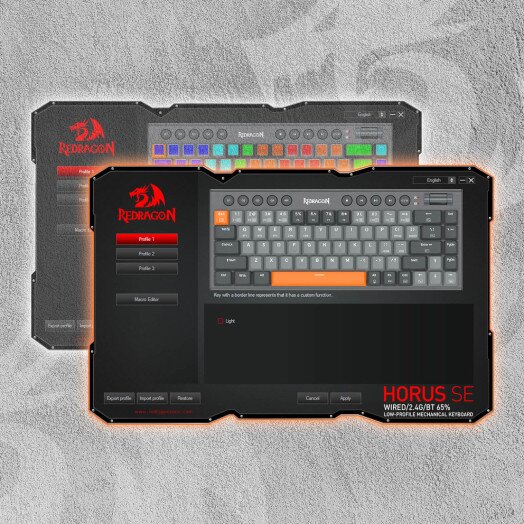 Order Redragon Horus K609 SE Wireless RGB Keyboard Worldwide - Tejar.com
