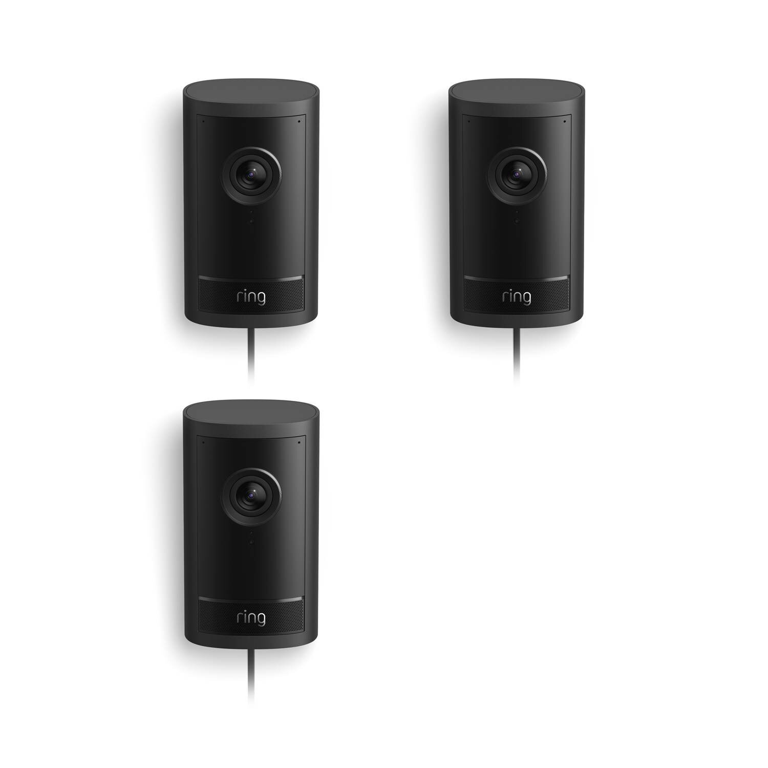 Order Ring Outdoor Cam Pro Plug In Retinal 4K Security Camera - 3-Pack ...
