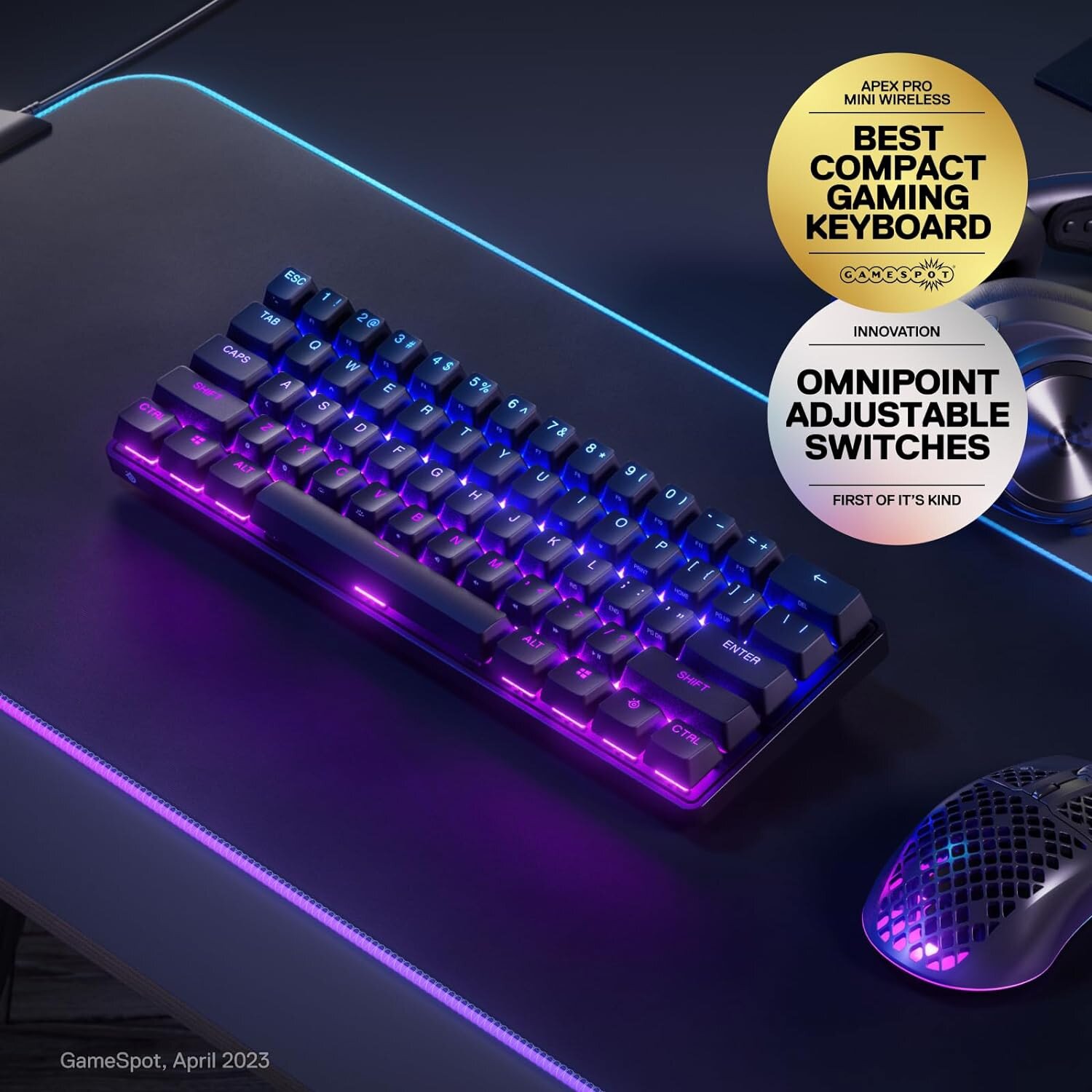 Order Steelseries Apex Pro Mini Wireless Compact Gaming Keyboard ...