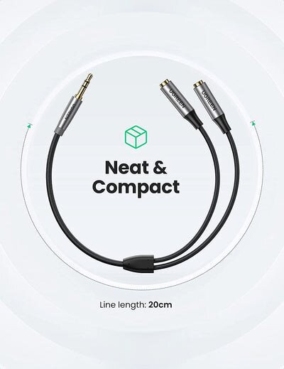Order Ugreen Headphone Splitter 3.5mm Worldwide - Tejar.com