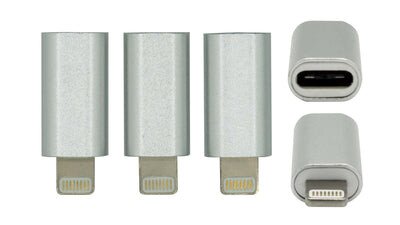 Order VisionTek USB C to Lightning Silver - 3-Pack Worldwide - Tejar.com